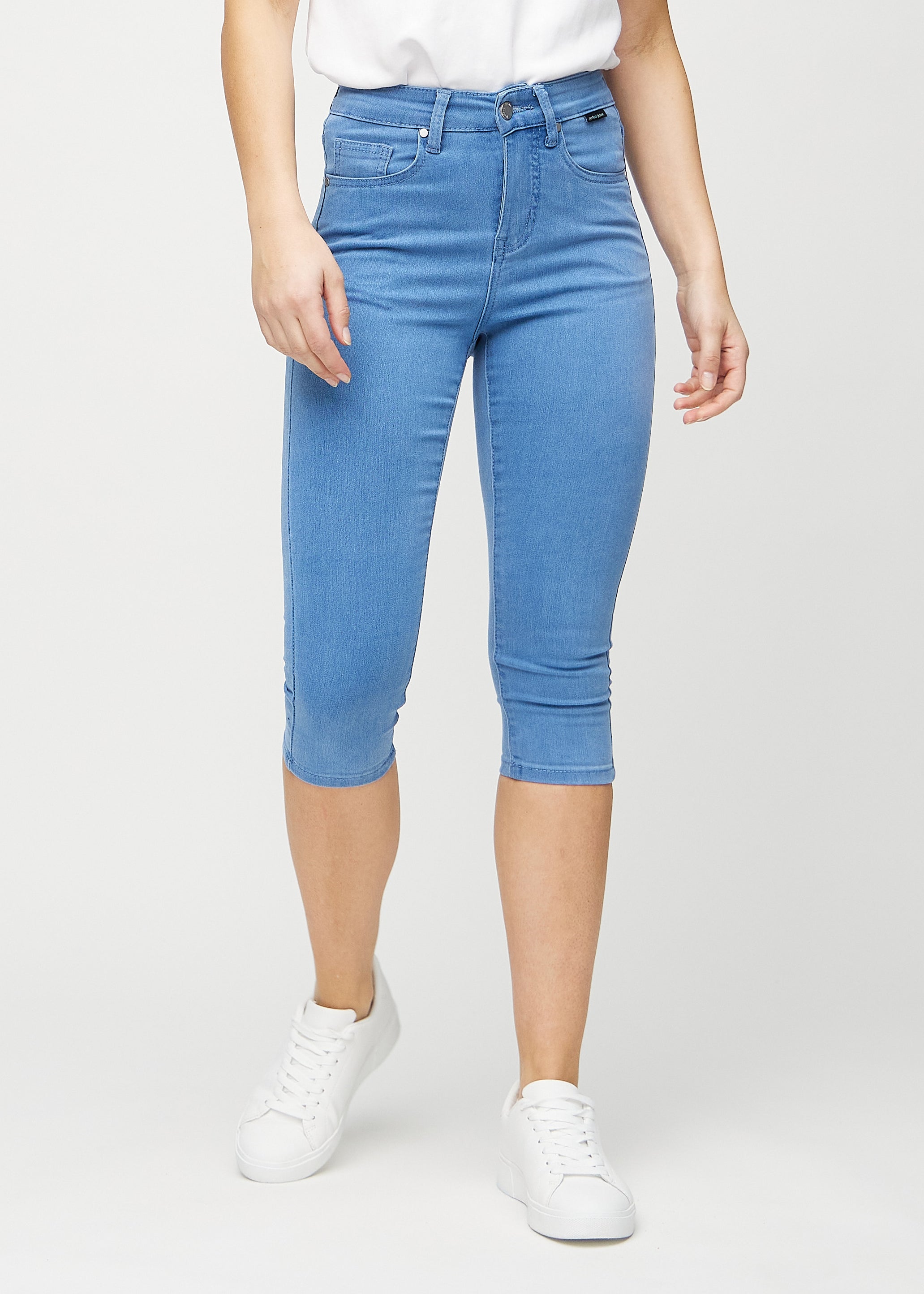 Geraniums™ Skinny Capris - Blue - Women | Perfect Jeans
